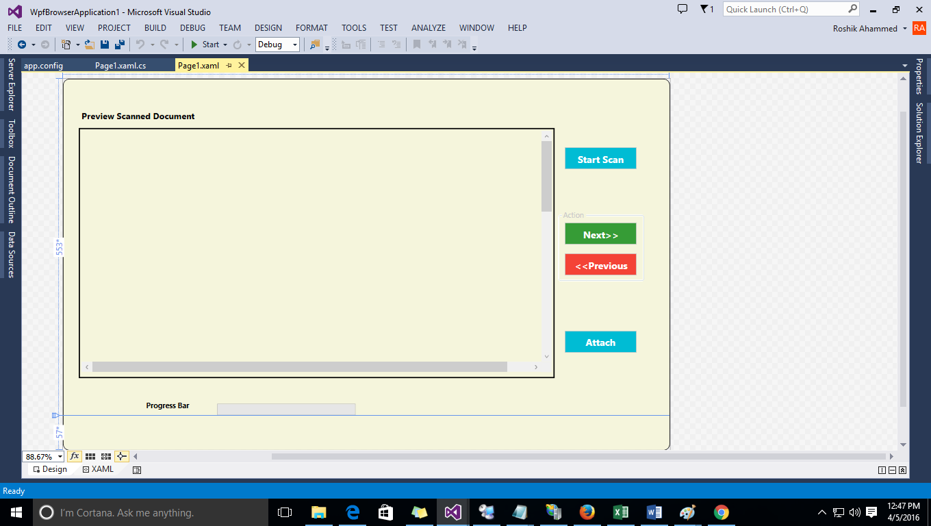 C# Dot Net Tips and Tricks: Create WPF Browser Application to scan a document from scanner(ADF ...