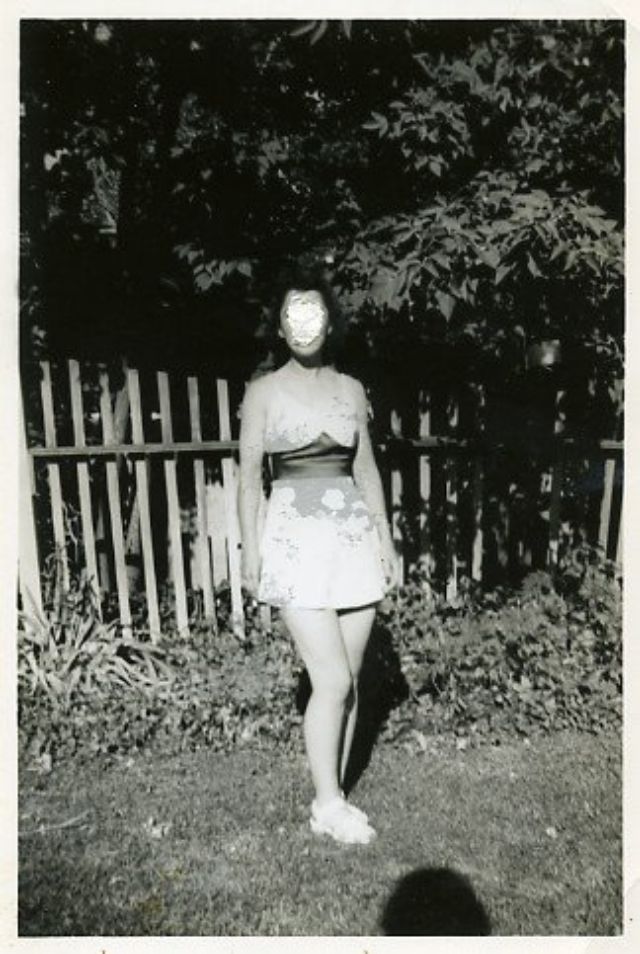 Cut or Locket? 25 Strange and Creepy Defaced Snapshots From the Mid ...