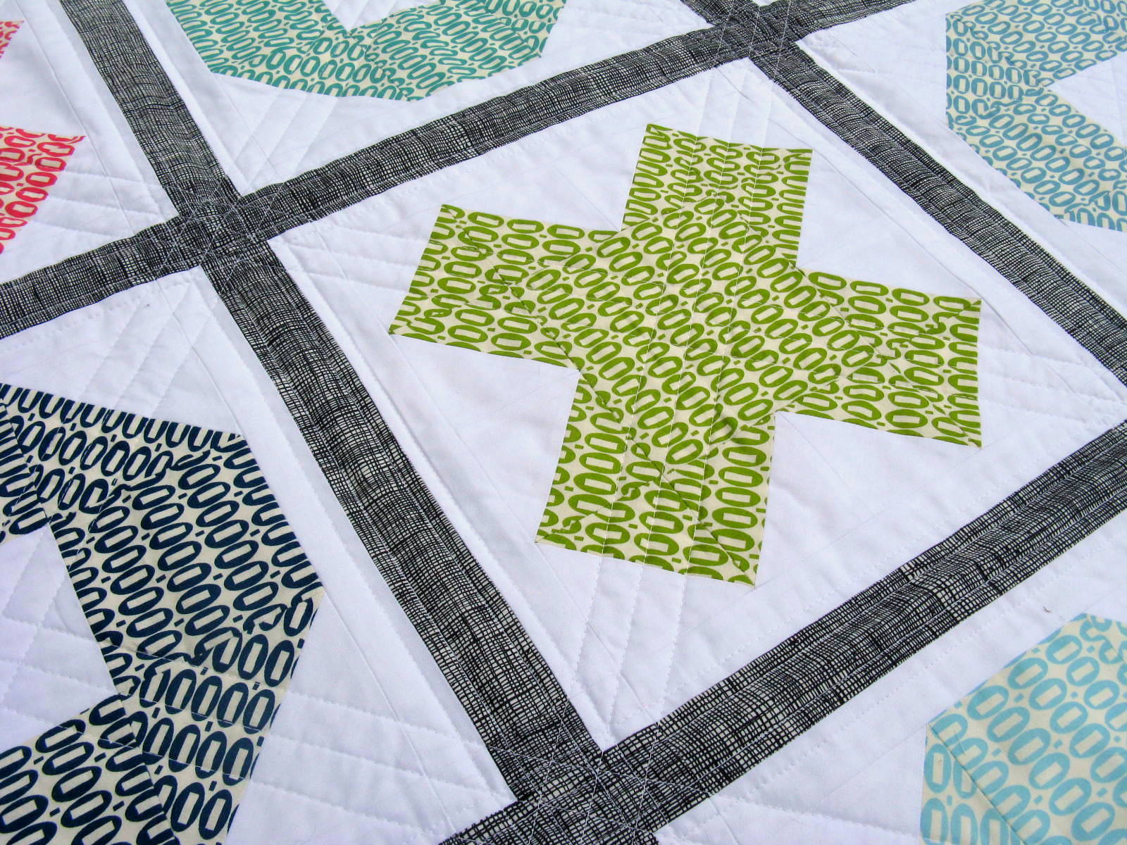 Half Stitched: The Tic Tac Toe Quilt