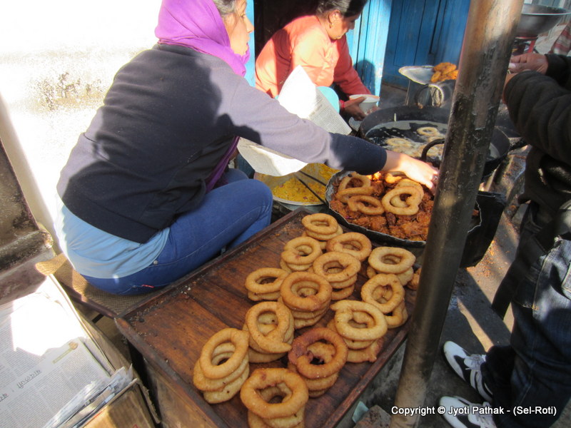 Taste of Nepal: Sel-Roti -Fried Rice Bread - (सेल-रोटि)