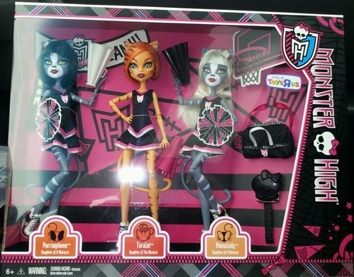 Noticias Monster High: Pack Animadoras Gatas / 3 Pack Cheerleaders Cats