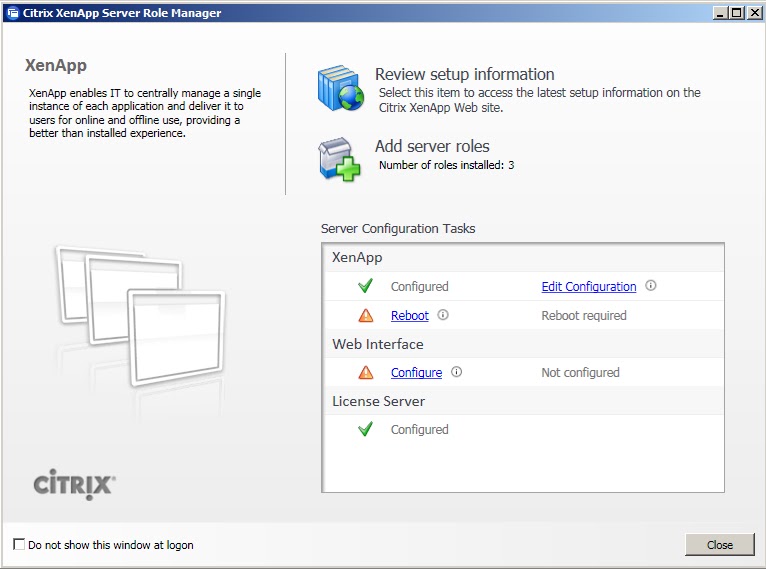 citrix,vmware: HOW TO CONFIGURE XENAPP 6 SERVER