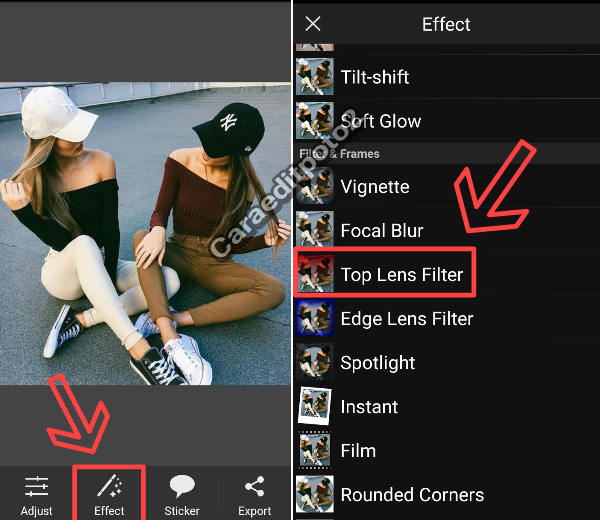 Edit Foto Dual Tone Effect Picsay Pro Androoid