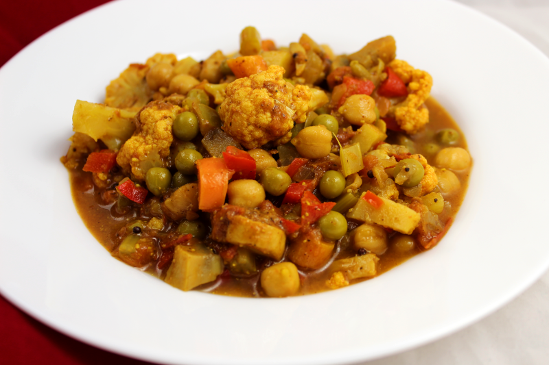 Vegetable Vindaloo with Chickpeas | Lisa's Kitchen | Vegetarian Recipes ...