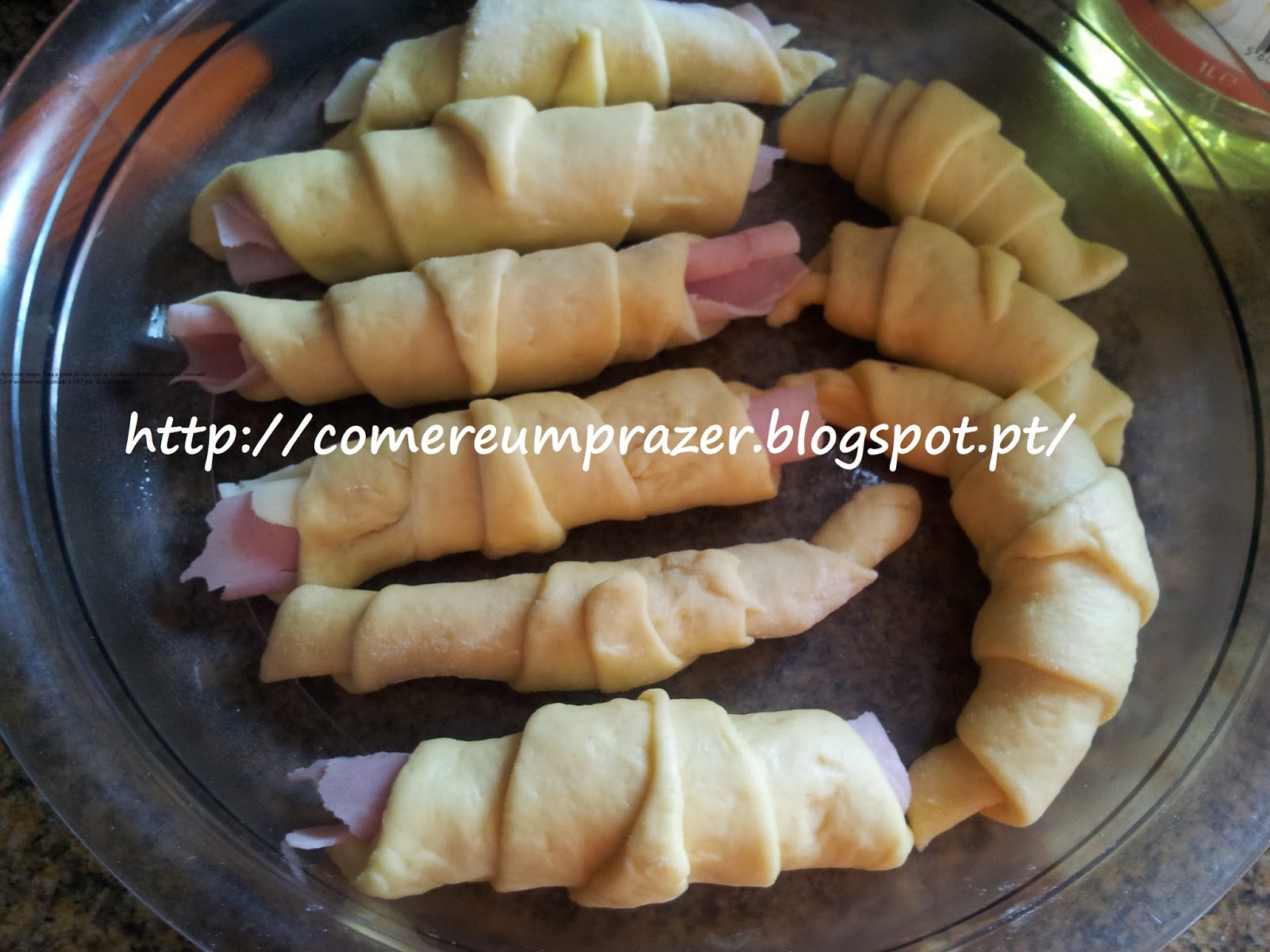 Comer é um prazer!: Croissants mistos