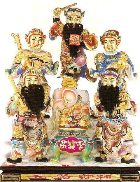 KISAH DAN ASAL USUL DEWA REJEKI 5 PENJURU / WU LU CAY SHEN / 五路財神 bagian 2