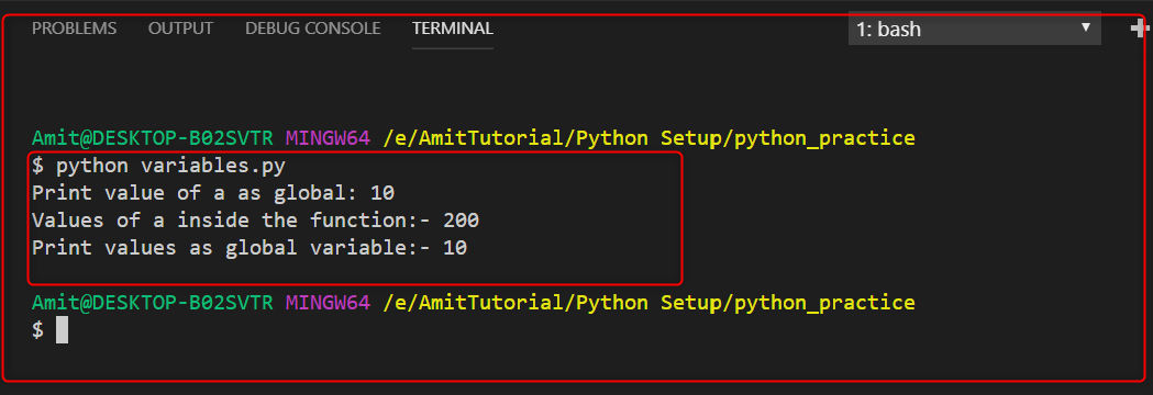 Variables in Python - Dot Net Techpoint