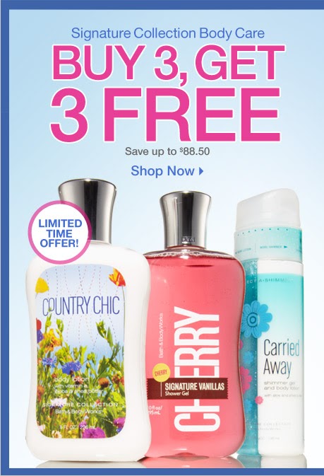 Barbara's Beat: Bath and Body Works Signature Collection Body Care B3G3 ...