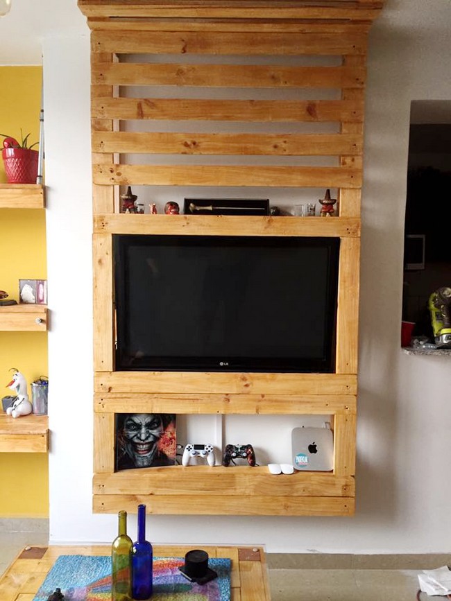 20+ Pallet TV Cabinet – 100% Reclaimed Pallets - Pallets Platform