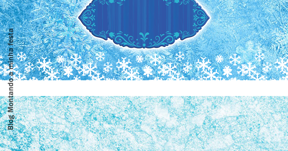 Frozen Background Style: Free Printable Invitations. - Oh My Fiesta! in ...