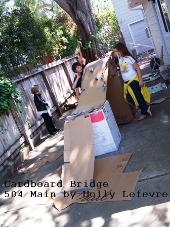 504 Main by Holly Lefevre: EASY Summer Fun: How to Build A Cardboard Bridge