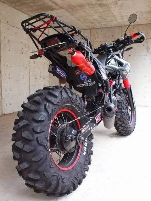 Mercenary Garage - Custom Bike, SciFi & Punk Engineering Blog: Yamaha TW125 Trailway