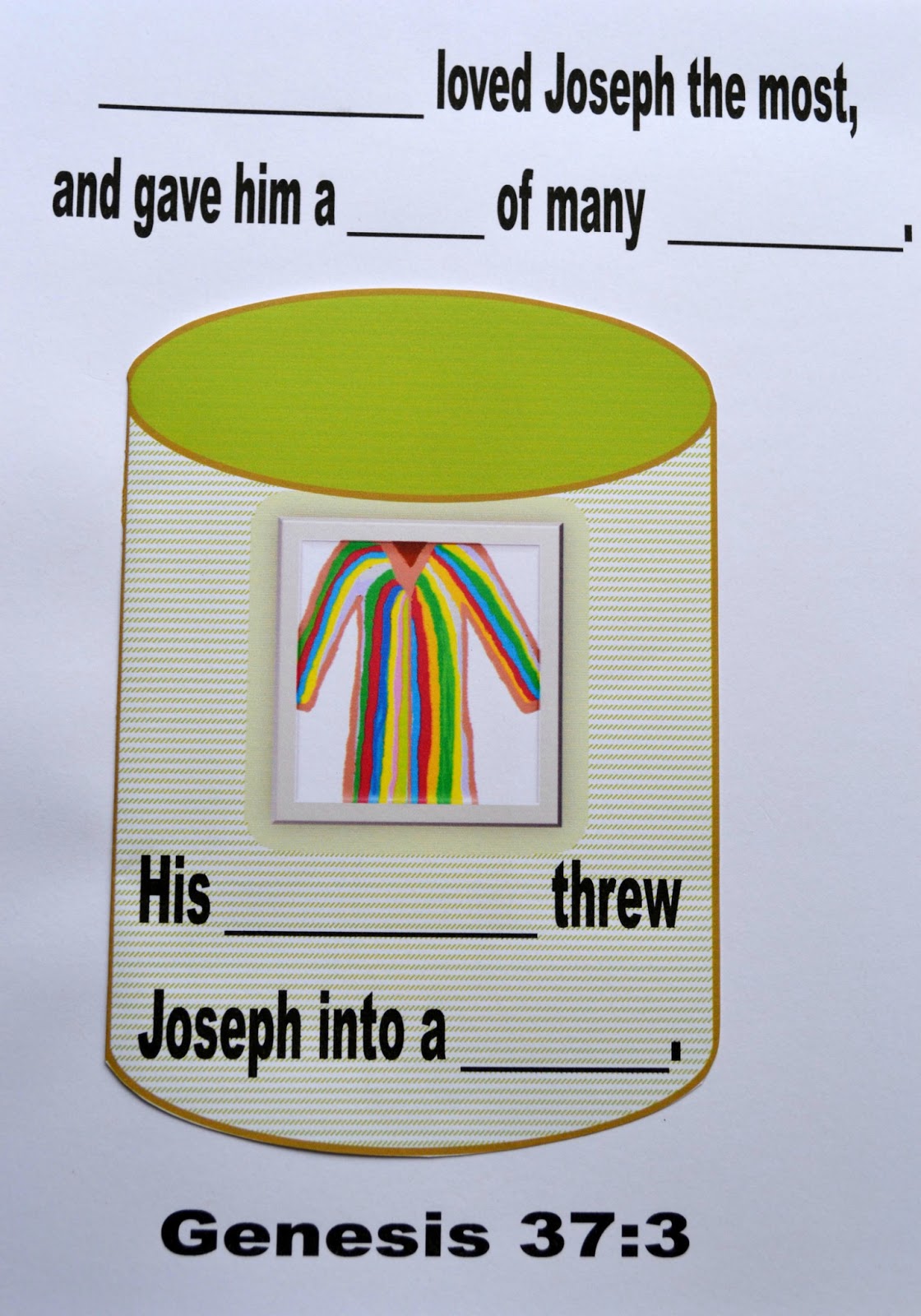 Bible Fun For Kids: Genesis: Joseph's Dreams and His Colorful Coat