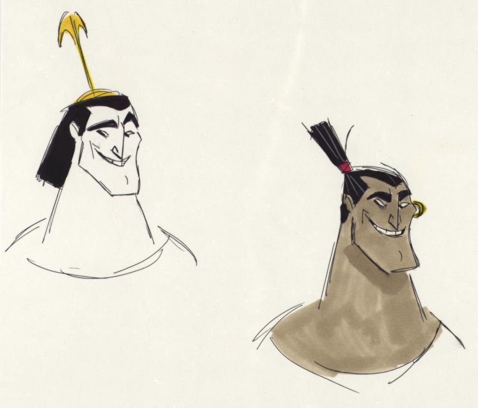 Living Lines Library: The Emperor's New Groove (2000) - Character Design