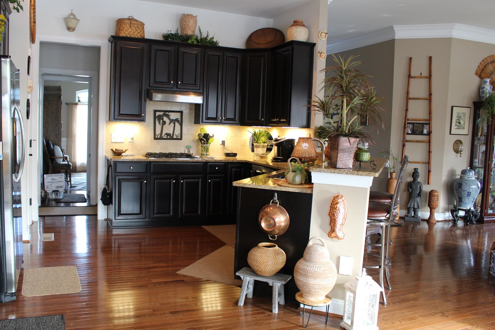 Designs by Pinky: Winter Kitchen Tour with Lots of Texture