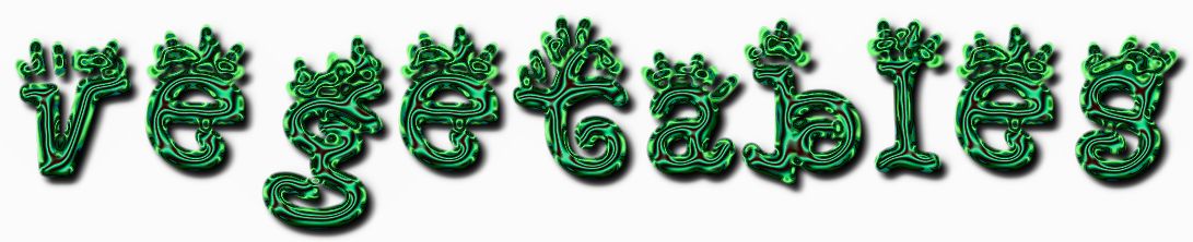 Text Effect Tutorials: TUTORIAL: a text made of vegetables