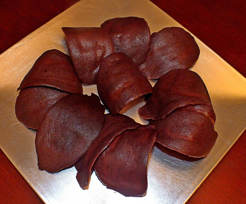 A comer y a callar: TEJAS DE CHOCOLATE, con y sin thermomix,