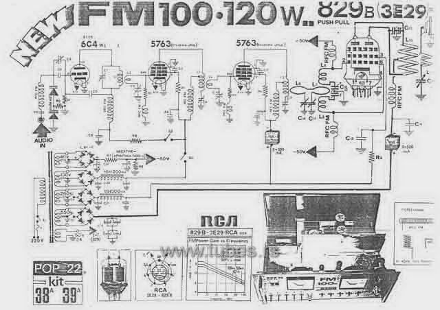 Electronica Retro: Circuito transmisor de FM valvular