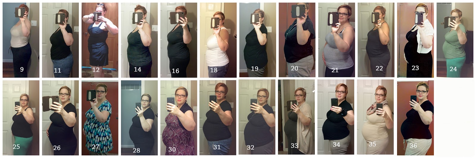 Plus Size Pregnancy Bumps