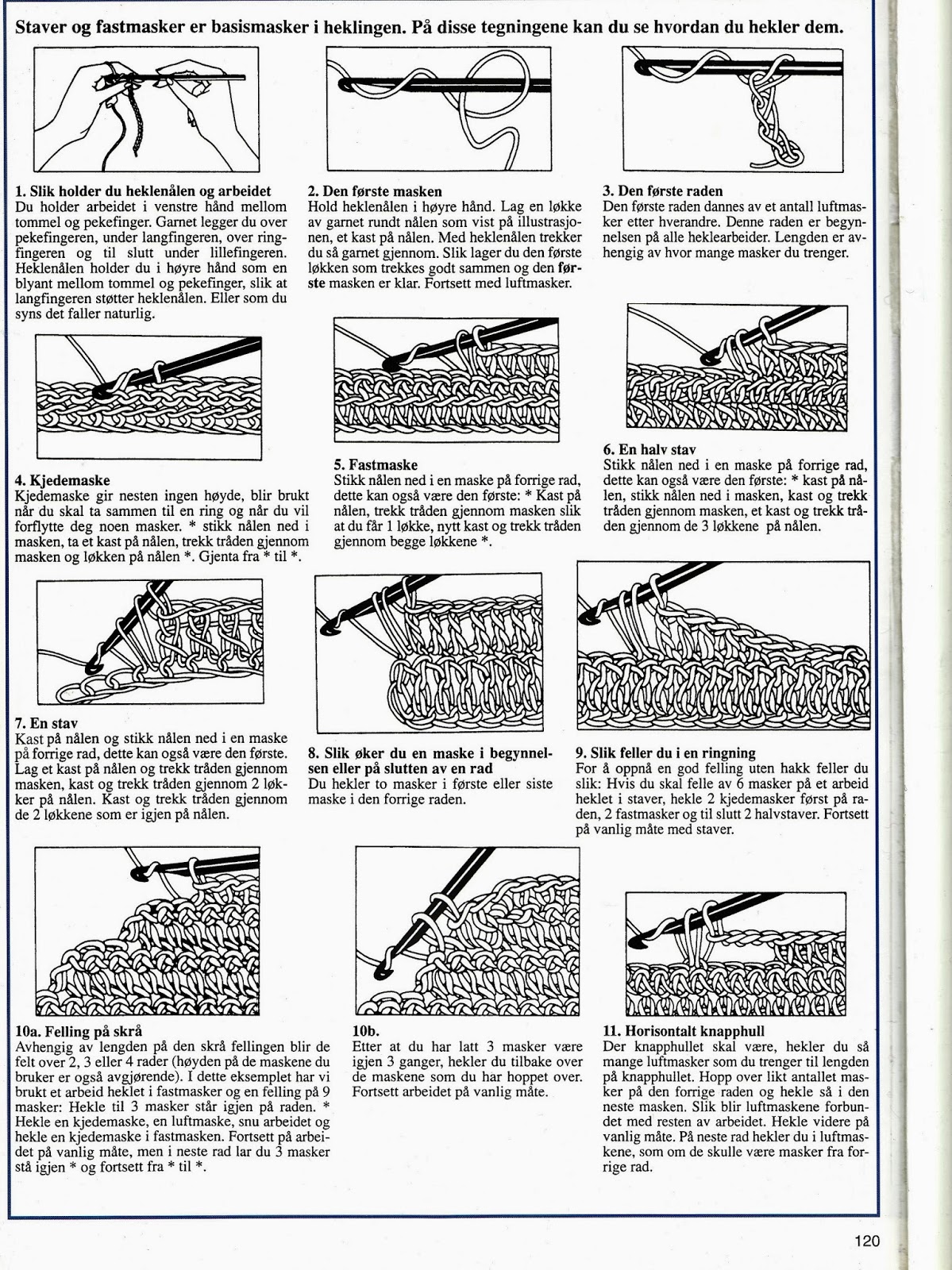 Blomsterdama: Et lite heklekurs