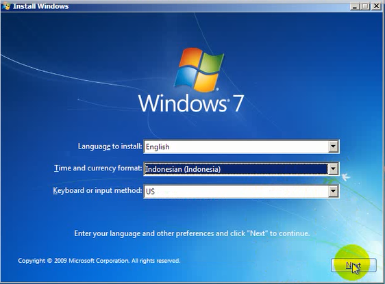 Tutorial Instalasi Windows 7 Beserta Gambar - Sebuah Perjalananku