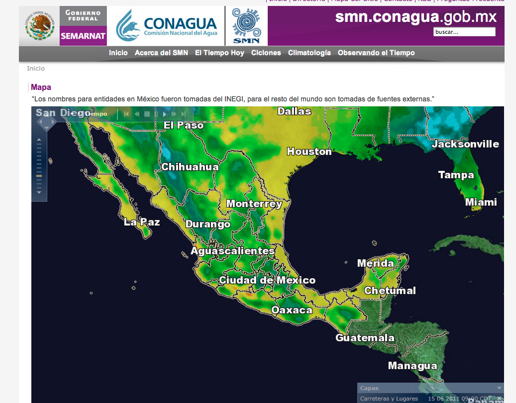 Leyendo mapas del clima