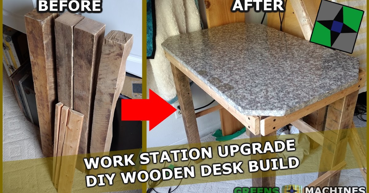 Building The Desk For The Computer Lab | Greens and Machines