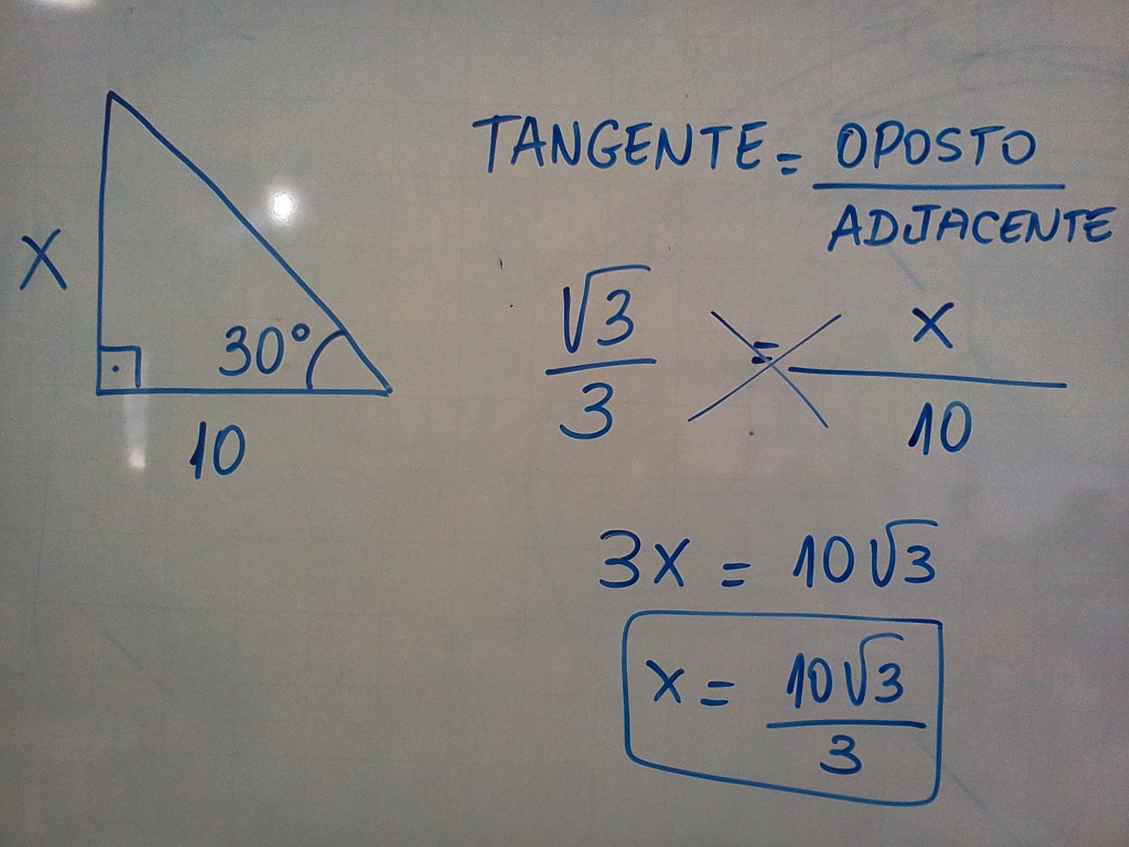 -E0366 - EXERCÍCIO DE RAZÕES TRIGONOMÉTRICAS: TANGENTE ~ matematicarlos