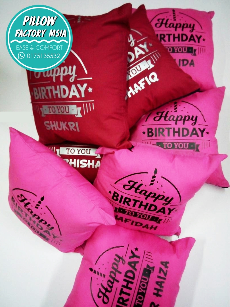 Bantal @ cushion custom print - Bantal Printing Murah