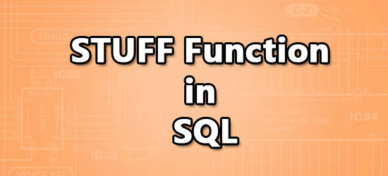 Stuff Function In Sql Server ~ It Tutorials With Example