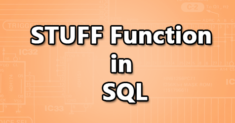 STUFF Function in SQL Server ~ IT Tutorials with Example