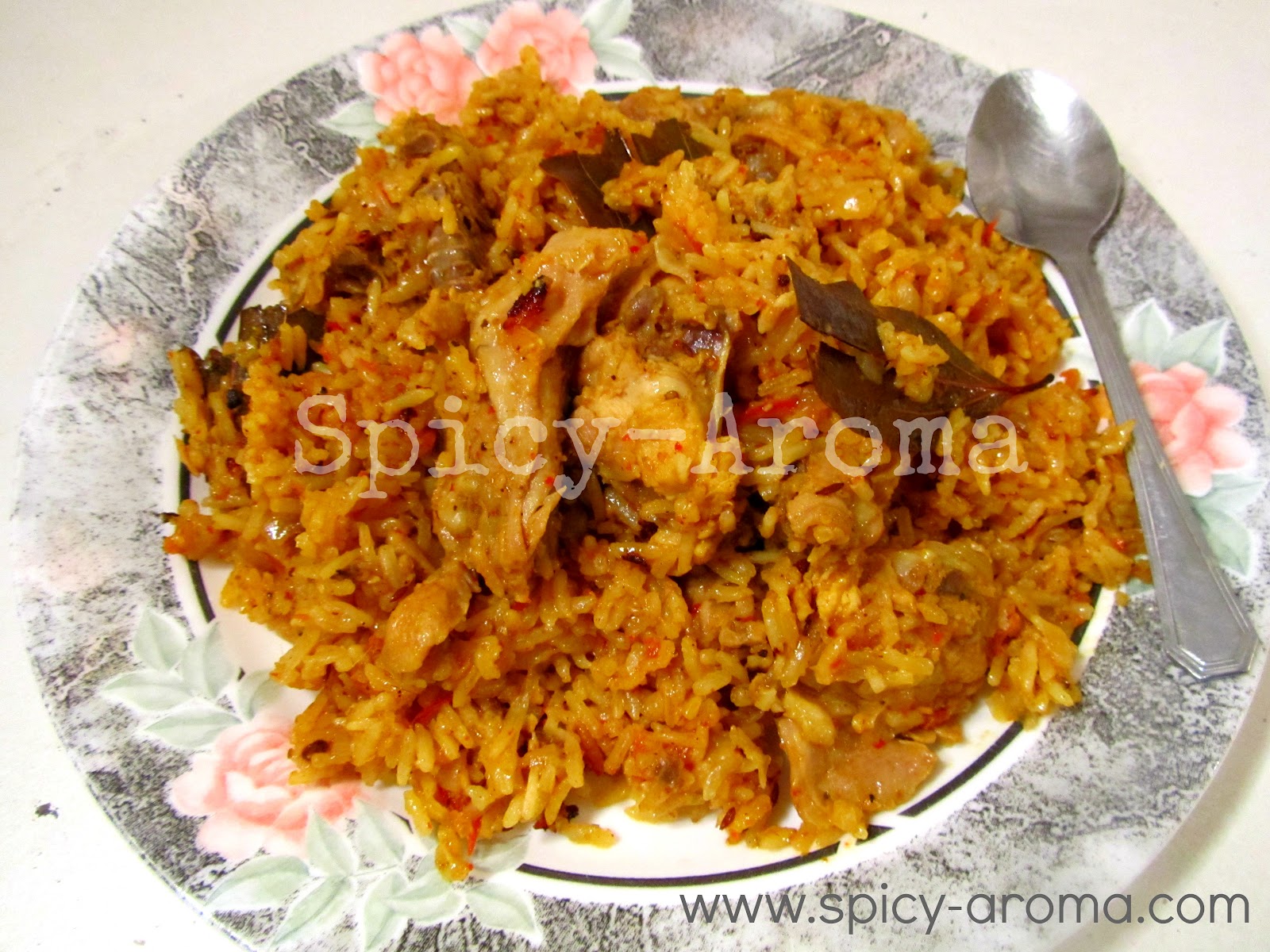 Spicy Chicken Biryani (Pressure Cooker Method) - Recipe with step by ...