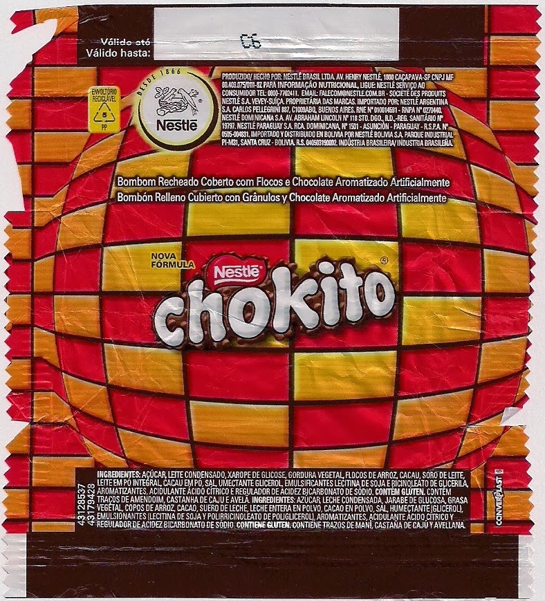 Nestlé Chocolate Wrappers!: Chokito (mini)