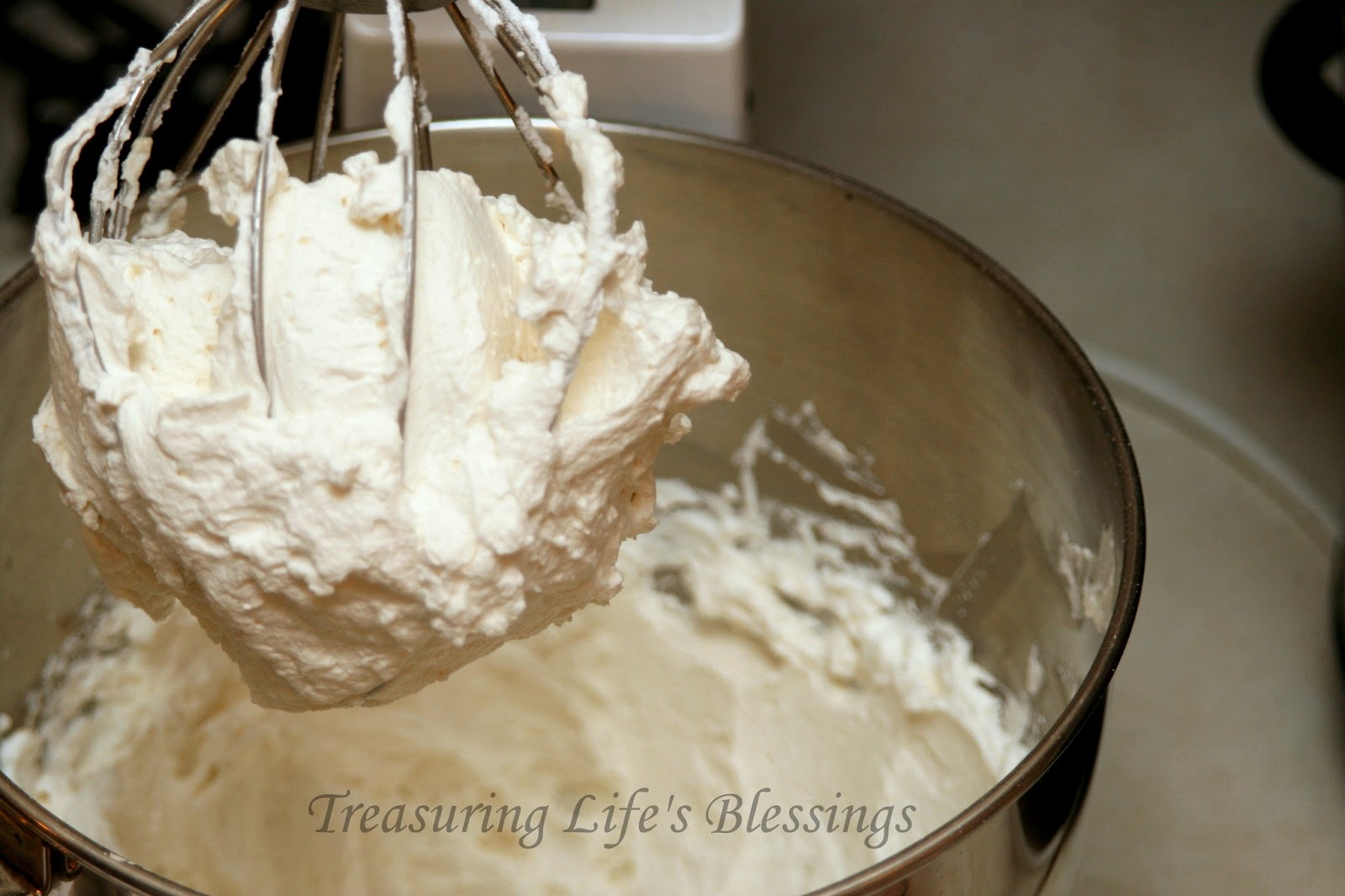 Strawberries and Cream Angel Food Cake Roll - Treasuring Life's Blessings