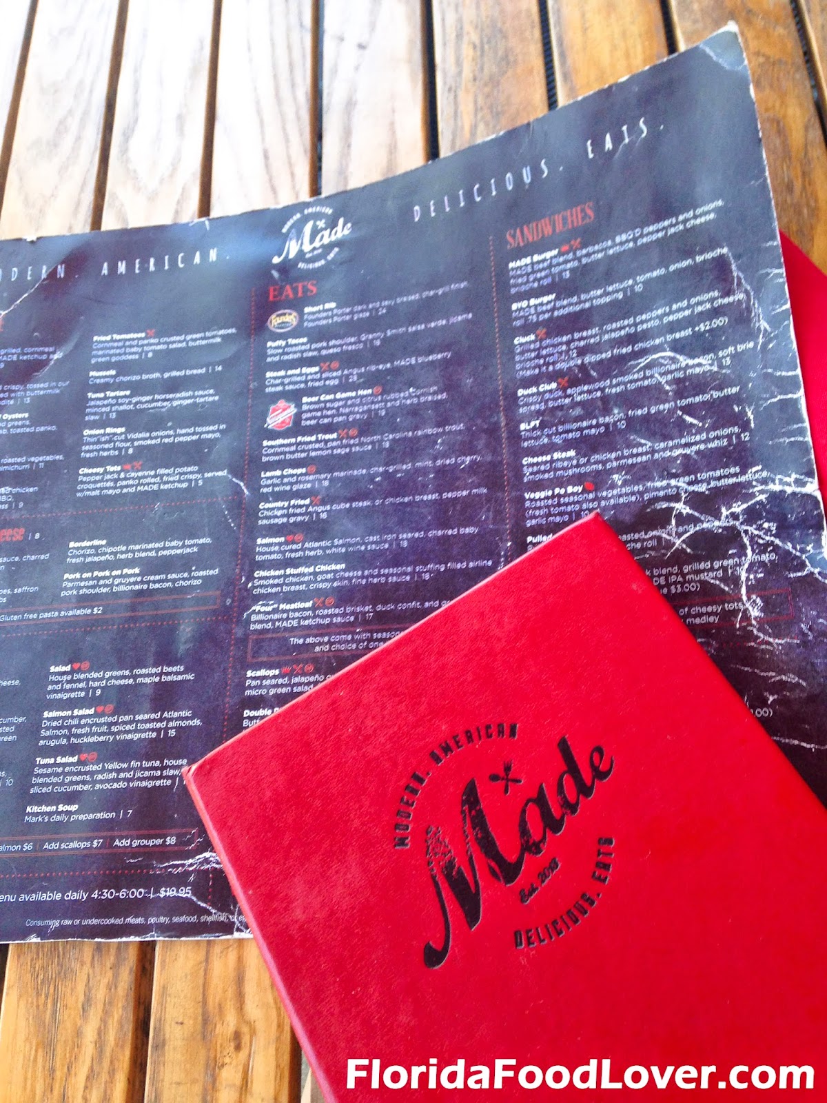 Florida Food Lover: Made Restaurant - Sarasota, FL