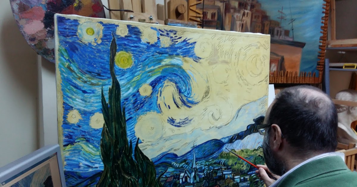 ART FAKES: Starry Night, by Van Gogh (WIP)