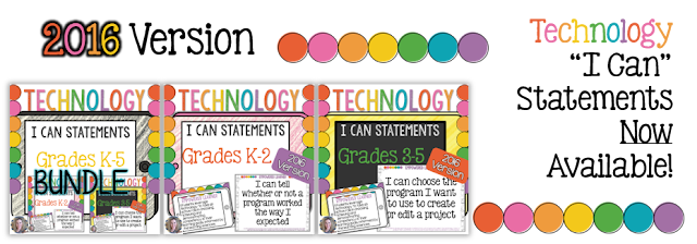Technology I Can Statements for the Computer Lab Teacher - nwsbr