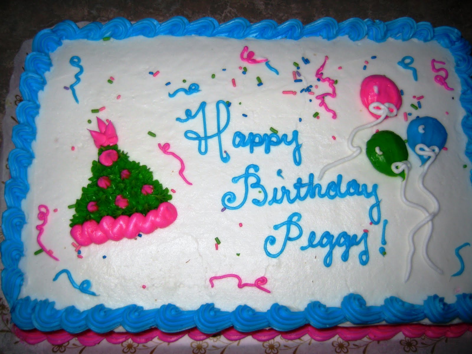 The Green Eyed Girl...: Happy Birthday Aunt Peggy...