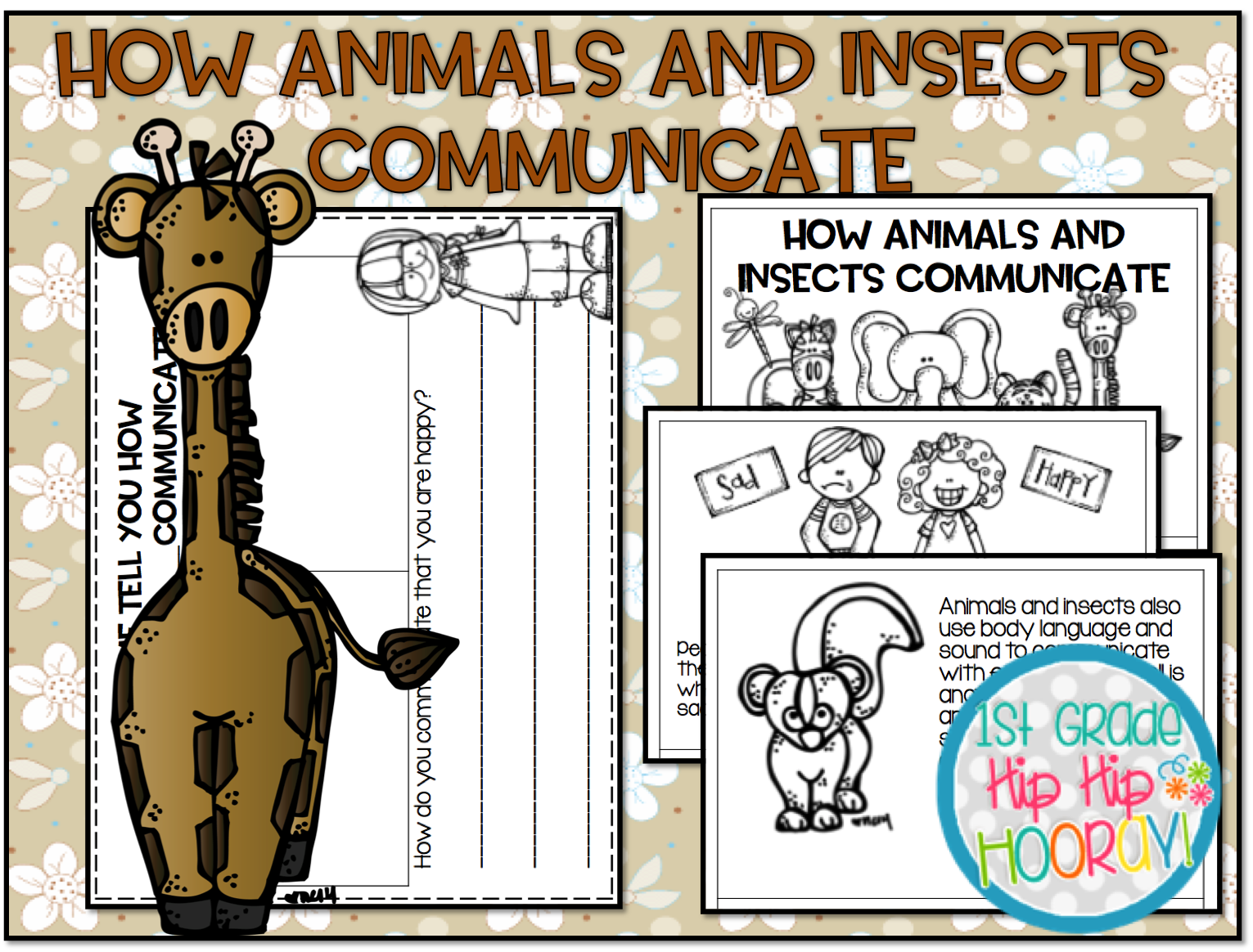 1st Grade Hip Hip Hooray!: How Animals and Insects Communicate! FREEBIE!!