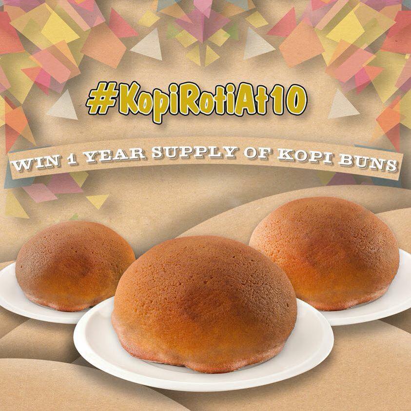 Taste of Manila: Join Kopi Roti Anniversary Contest and Win 365 Kopi Buns