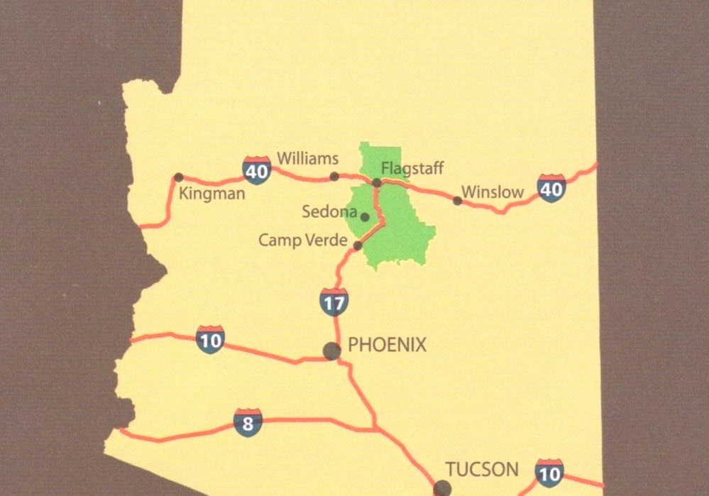 Coconino National Forest - Coconino National Forest Map