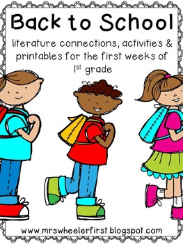Mrs. Wheeler's First Grade Tidbits: First Day in 1st Grade!