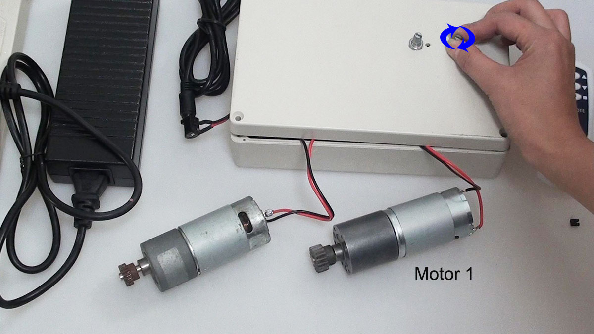 2 Channel Motor Speed Ajustable Remote Control Module