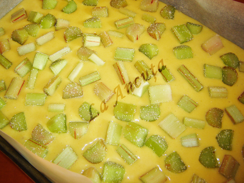 Placinta cu rabarbar – La Ancuta