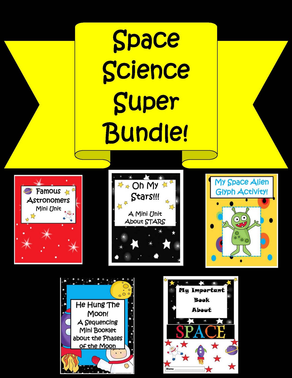 Little Miss Middle School: Middle School Space Activities Super Bundle!!!