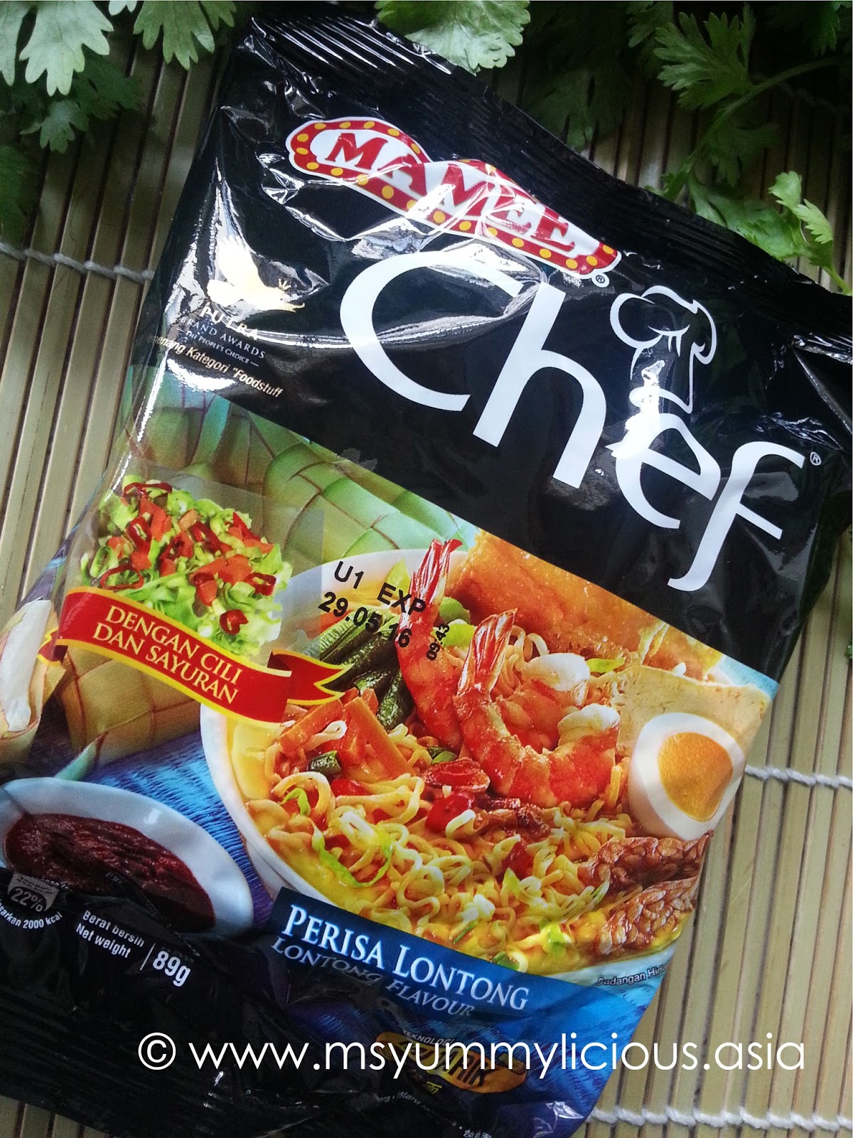 Mamee Chef Instant Noodle - Lontong Flavour - Yummy~licious + Baby~licious