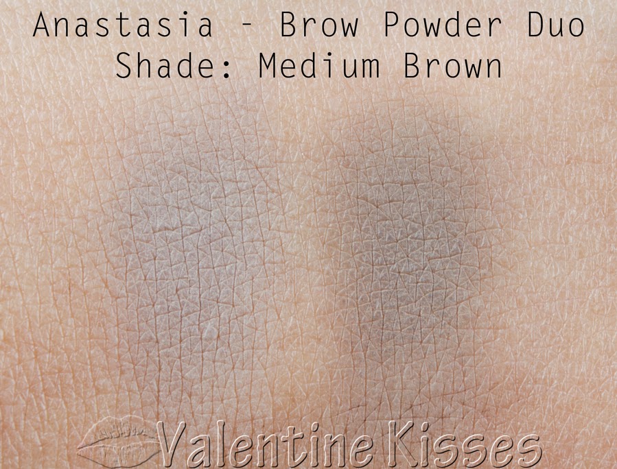 Valentine Kisses: Anastasia Brow Powder Duo in Medium Brown: before ...