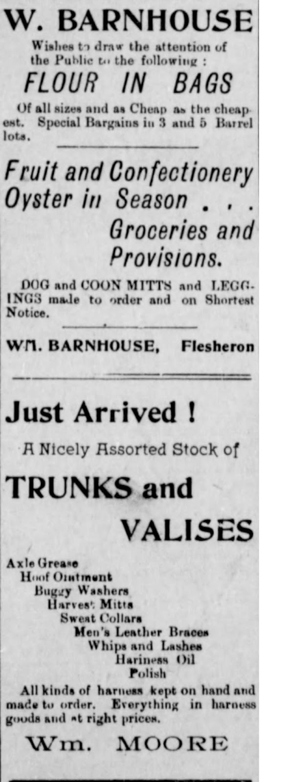 Pioneer & Vintage Advertisements: 1890's Advertisements