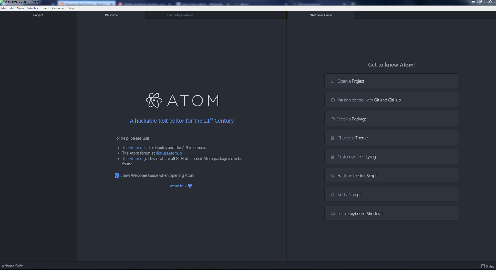 Cara Download Atom Editor Software Editor Kode Gratis Open Source ...