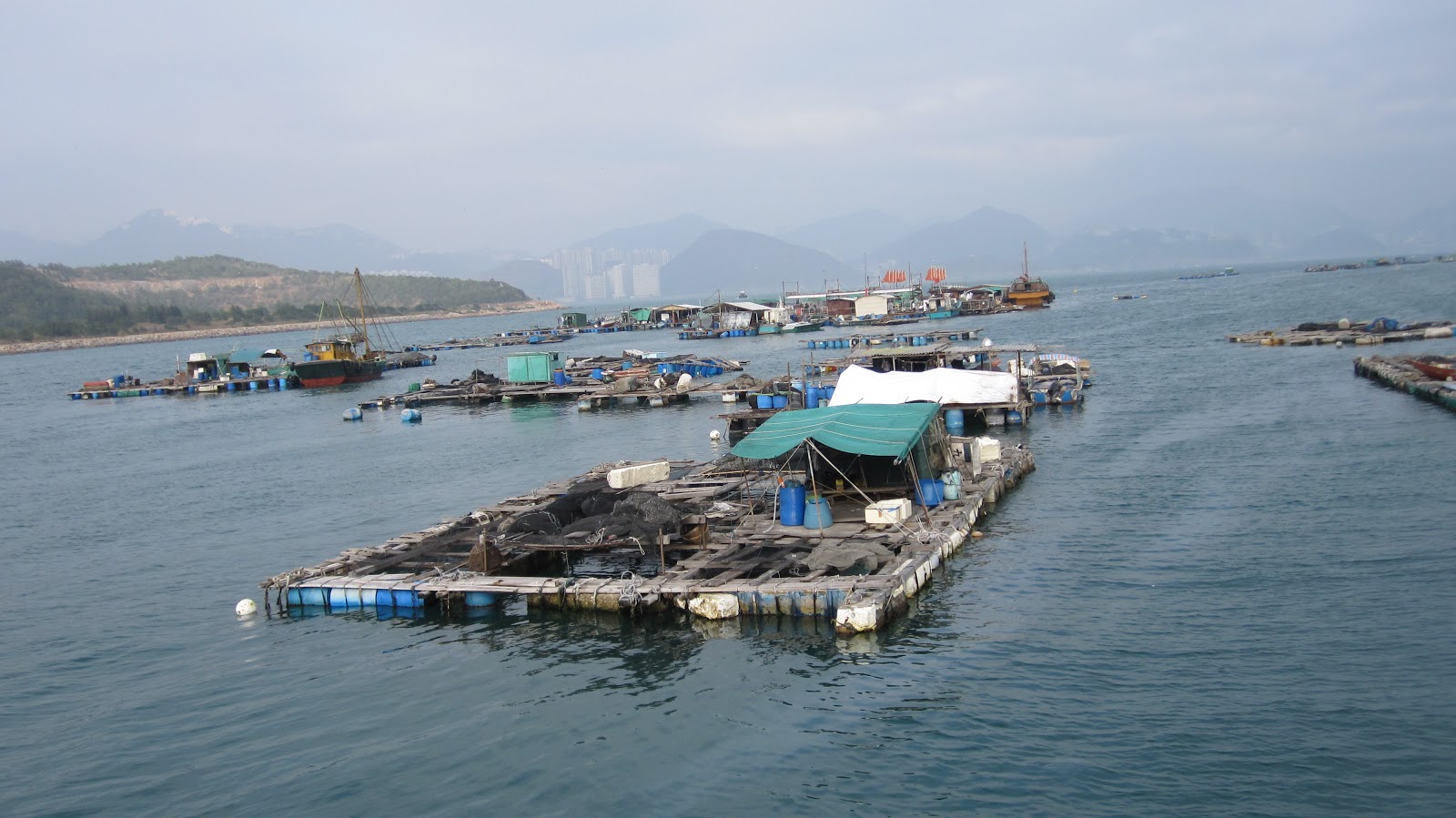 ice cream when the sky is grey: Lamma Island Hong Kong